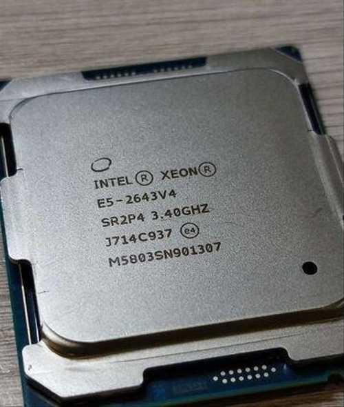 Процессор intel Xeon e5 2643v4