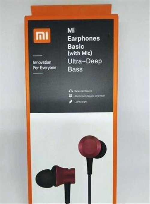 Xiaomi Mi Basic Ultra Deep Bass наушники с микрофо