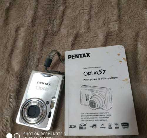 Цифровая фотокамера Pentax Optio S7