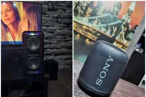 Колонки Sony SRS XB 12 и Supra SMB 750