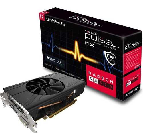 Sapphire radeon RX 570 Pulse ITX 4 Гб