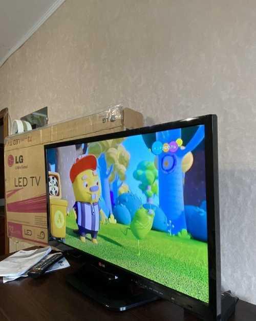 Красочный LED телевизор LG 75 см + коробка