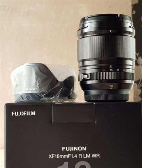 Объектив Fujifilm XF18 mm f/1.4 R WR