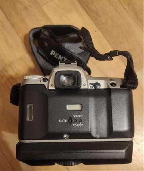 Плёночный,заркальный фотоаппаратpentax MZ-7 с адап