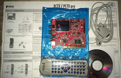 TV-тюнер PCI Pinnacle pctv Pro TV FM S-Video