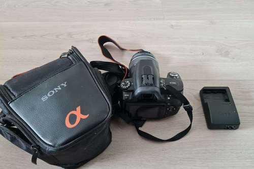 Фотоаппарат sony A390, объектив Sony sal1855