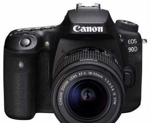 Canon EOS 90D kit 18-55mm STM рст новый в упаковке
