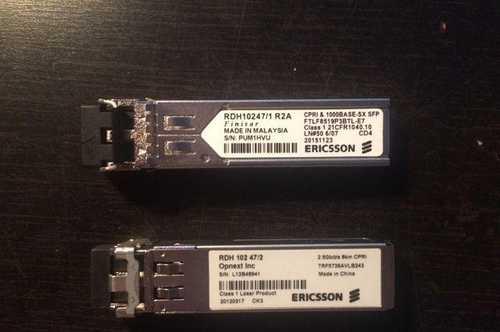 Оптические трансиверы SFP Ericsson RDH 102 47/2 Москва | Festima.Ru ...