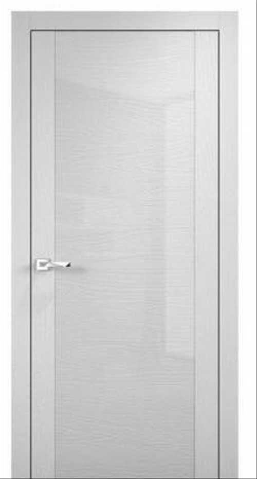 Дверь unico doors Alberto 26 -тон 9003 белая эмаль