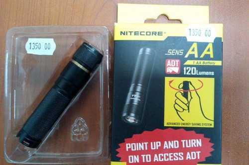 Фонарь nitecore sens AA