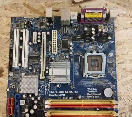 Asrock 4core1600 glan прошивка bios