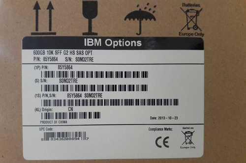 IBM Жесткий диск 600GB 10K SAS 85Y5864