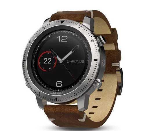 Garmin Fenix Chronos с кожаным ремешком