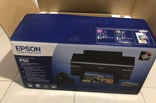 Принтер Epson P50 новый +4 пзк