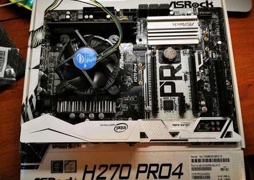 Материнская плата Asrock H270 PRO4 сокет 1151