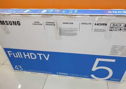 Новый телевизор Samsung 43" 108 см Smart TV