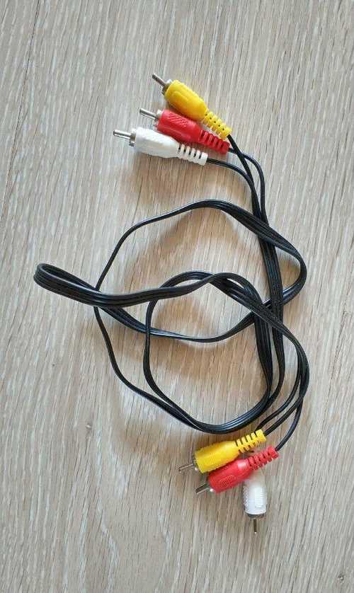Аудиокабель 3 RCA на 3 RCA