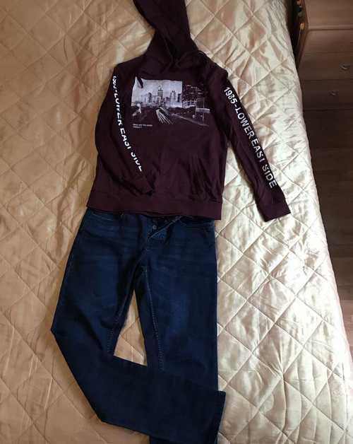 Мужские джинсы jules w28 L32, толстовка, свитеры