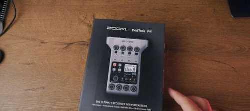 Цифровой аудио рекордер Zoom PodTrak P4