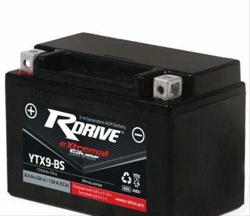 Аккумулятор RDrive eXtremal silver YTX9-BS