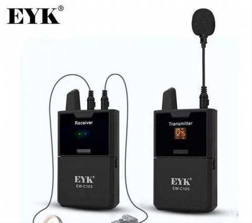 Беспроводной петличный микрофон EYK EW-C100 UHF