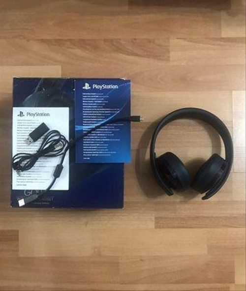 Sony gold wireless headset limited edition для ps4
