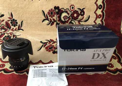 Tokina 12-24 F4 AT-X PRO DX for Nikon