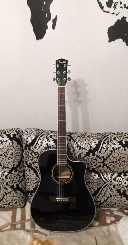 Гитара Fender CD140SCE BLK