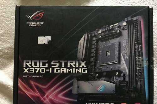 Материнская плата asus rog strix x370i mini itx