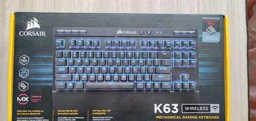 Беспроводная механическая клавиатура Corsair K63