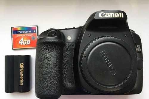 Фотоаппарат Canon 30d + аксессуары