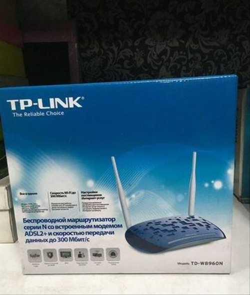 TD-W8960N N300 Wi-Fi роутер с adsl2+ модемом