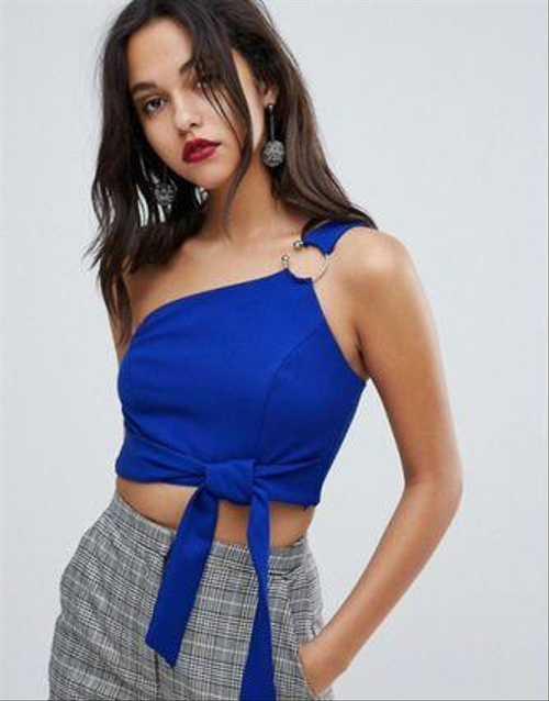 Кроп-топ на одно плечо River Island EU 38