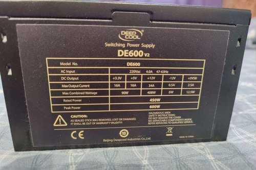 Блок питания DeepCool DE600 v2