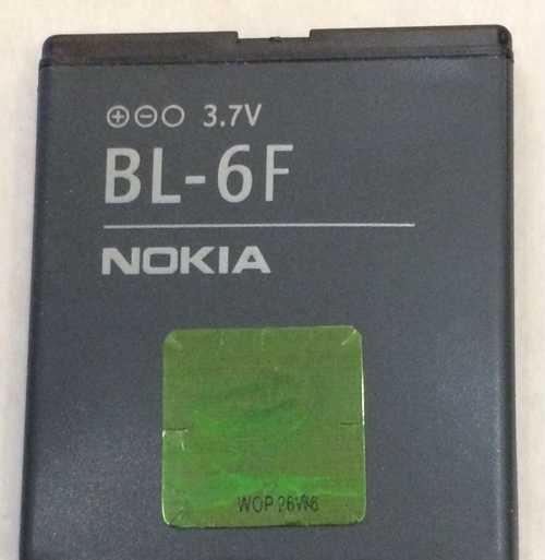 Аккумулятор для Nokia BL-6F