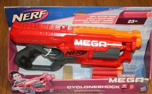 Бластер (Револьвер) Nerf Mega Cycloneshock A9353