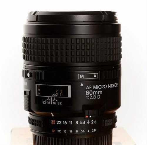 Nikon AF Micro Nikkor 60mm 1:2.8D как новый