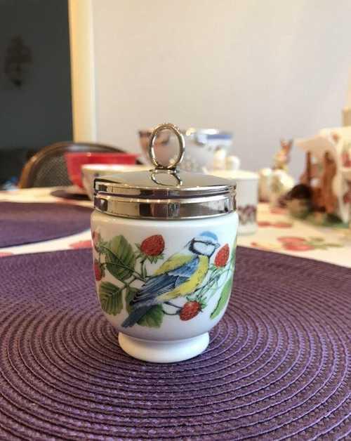 Кодлер Пашотница Птицы Клубника Royal Worcester
