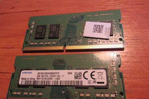 RAM Samsung 8G DDR4 M471A1K43DB1-CWE 3200MHz sodim