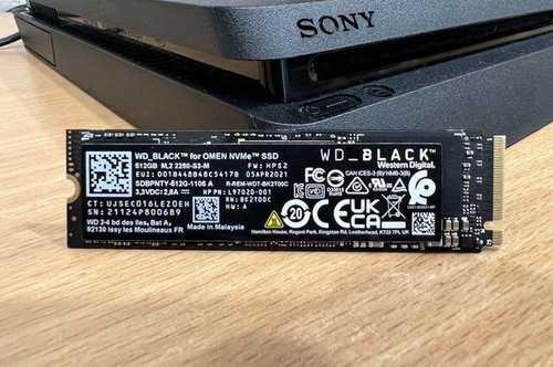 SSD накопитель Western Digital WD Black 512GB