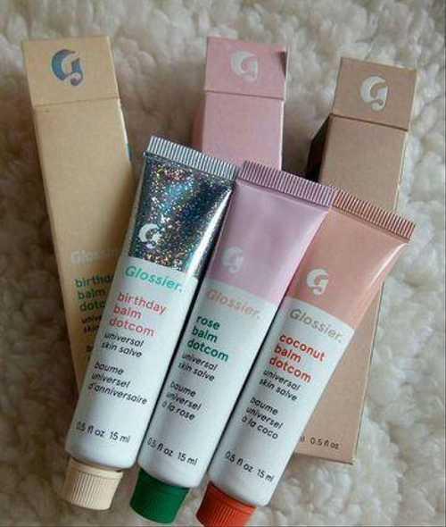 Glossier balm dotcom для губ
