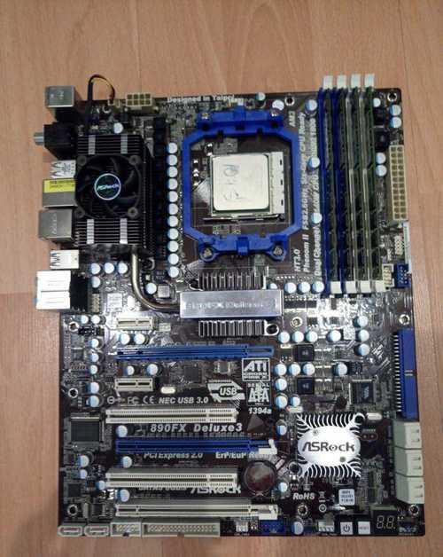 Связка Мат.плата AM3, Phenom II X6 1075T, 16Gb