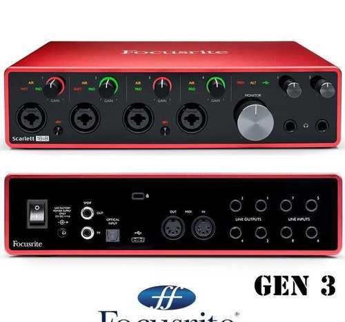 Внешняя звуковая карта focusrite scarlett 18i20 3rd gen