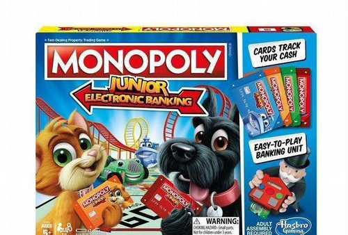 Настольная игра Monopoly Hasbro Junior, с терминалом (E1842)