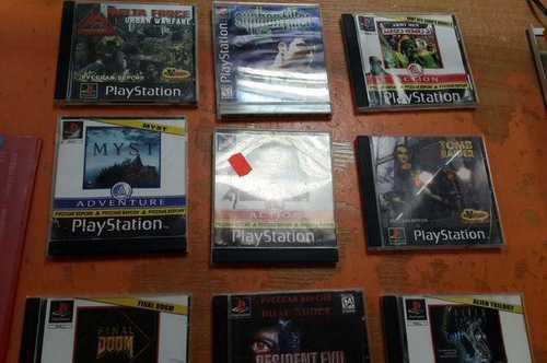 9 дисков для playstation one 1