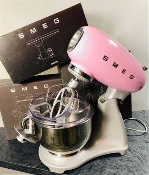 Миксер планетарный smeg SMF01pkeu