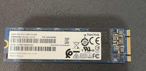 SSD disk SanDisk - SD8SN8U-512G-1122