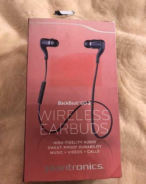 Беспроводные наушники Plantronics BackBeat GO 2