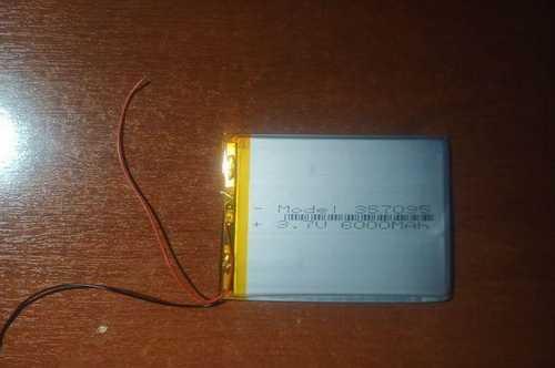 Аккумулятор планшета навигатора 357095 3.7v 6000mA