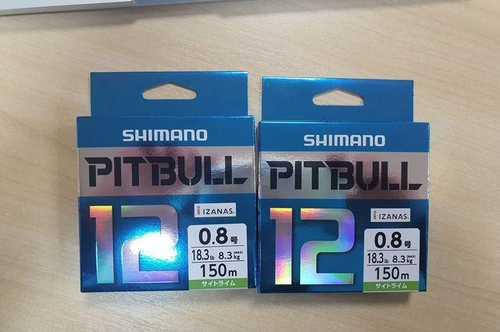 Плетеный шнур Shimano Pitbull х12